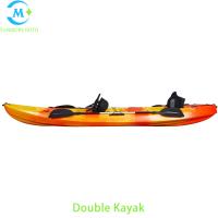 China SUNMORE Rotomolded Double Sit On Top Kayak, Gradient HDPE Two Person Touring Kayak for Couple Family Water Recreation for sale
