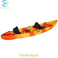China SUNMORE Rotomolded Double Sit On Top Kayak, Gradient HDPE Two Person Touring Kayak for Couple Family Water Recreation for sale