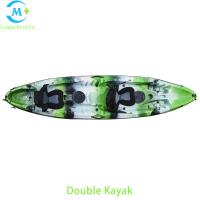China SUNMORE Rotomolded Double Sit On Top Kayak, Gradient HDPE Two Person Touring Kayak for Couple Family Water Recreation for sale