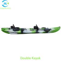China SUNMORE Rotomolded Double Sit On Top Kayak, Gradient HDPE Two Person Touring Kayak for Couple Family Water Recreation for sale