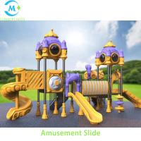 China OEM Rotational Molding Outdoor Play Slide, Colorful Plastic Integrated Children Playground Equipment for sale