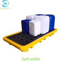 China SUNMORE Factory Large Capacity 83L Sump Spill Tray, Rectangular Rotomolded Anti-Corrosion Oil Drum Containment Pallet For Chemical Plant for sale