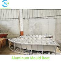 China SUNMORE Custom Welded Aluminum Rotomolding Boat Mold, Integral Reinforced Frame Rotational Mould For HDPE Plastic Fishing Boat Manufacturing for sale