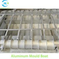 China SUNMORE Custom Welded Aluminum Rotomolding Boat Mold, Integral Reinforced Frame Rotational Mould For HDPE Plastic Fishing Boat Manufacturing for sale