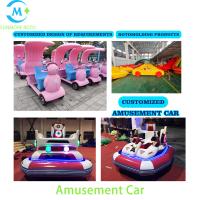 China SUNMORE Multi-Style Rotomolded HDPE Electric Amusement Car, Custom Color Parent-Child Ground Play Amusement Car For Scenic Plaza Playground for sale