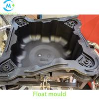China Seamless Thick HDPE Rotomolded Float, Impact Resistant Waterproof Plastic Floating Pontoon For Yacht Marina for sale