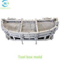 China SUNMORE Thickened Cast Aluminum Rotomolded Tool Box Mold, Custom Size Plastic Storage Case Rotational Mould For Hardware Equipment Box Production for sale