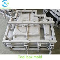 China SUNMORE Thickened Cast Aluminum Rotomolded Tool Box Mold, Custom Size Plastic Storage Case Rotational Mould For Hardware Equipment Box Production for sale