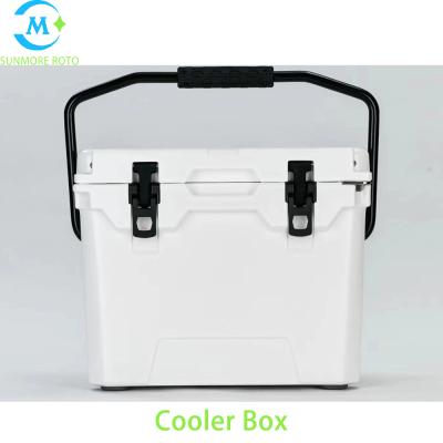 China OEM One-Piece Rotational Molding Plastic Cooler Box, Long Heat Preservation HDPE Ice Cooler For Beach Picnic Travel for sale