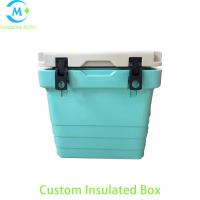 China SUNMORE Custom Rotomolded HDPE Insulated Cooler Box, Long Cold Retention Sealed Portable Ice Chest For Camping Picnic Seafood Fresh Transport for sale