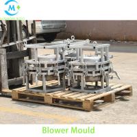 China Sunmore OEM Rotomolded Blower Housing Mold, Thick Cast Aluminum Rotational Mould With Quick Lock Frame For Plastic Air Blower Shell Production for sale