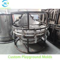 China Custom Steel Frame Rotomolding Playground Equipment Mold, Thick Cast Aluminum Rotational Mould For Plastic Kids Outdoor Playground Toys Production for sale