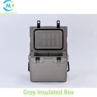 China Custom Rotomolded Insulated Cooler Box, Thick LLDPE Waterproof Ice Retention Plastic Cooler Box For Outdoor Camping Fishing Picnic for sale
