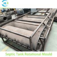 China Custom Steel Frame Rotomolded Septic Tank Mould, Thick Welded Steel Rotational Mold For LLDPE Plastic Sewage Septic Tank Production for sale