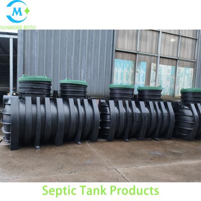 China SUNMORE ROTO Integrated Rotomolded LLDPE Septic Tank, Anti-Corrosion Underground Plastic Sewage Purification Tank For Rural Domestic Sewage Treatment for sale
