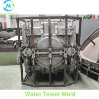 China OEM Custom Horizontal Water Tank Cast Aluminum Rotomold, Anti-Deformation Welded Steel Frame Mould For LLDPE Rectangular Plastic Water Storage Tank for sale
