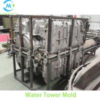 China OEM Custom Horizontal Water Tank Cast Aluminum Rotomold, Anti-Deformation Welded Steel Frame Mould For LLDPE Rectangular Plastic Water Storage Tank for sale