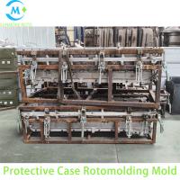 China OEM Custom Rotomolding Protective Box Cast Aluminum Mold, Anti-Deformation Welded Steel Frame Mould For Shockproof LLDPE Storage Case for sale