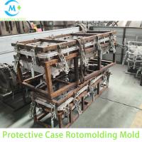 China OEM Custom Rotomolding Protective Box Cast Aluminum Mold, Anti-Deformation Welded Steel Frame Mould For Shockproof LLDPE Storage Case for sale