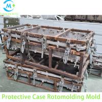 China OEM Custom Rotomolding Protective Box Cast Aluminum Mold, Anti-Deformation Welded Steel Frame Mould For Shockproof LLDPE Storage Case for sale