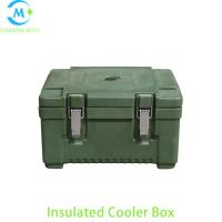 China SUNMORE ROTO OEM Custom 10-15L Rotomolded Insulated Cooler Box, Food Grade LLDPE Waterproof Thermal Preservation Storage Box For Catering Seafood Delivery for sale