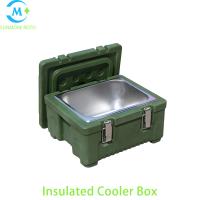 China SUNMORE ROTO OEM Custom 10-15L Rotomolded Insulated Cooler Box, Food Grade LLDPE Waterproof Thermal Preservation Storage Box For Catering Seafood Delivery for sale