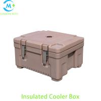 China Custom 10-15L Food Grade Insulated Cooler Box, Stainless Steel Inner Liner Rotomolded Waterproof Thermal Box For Restaurant Food Transport for sale