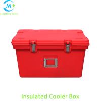 China SUNMORE ROTO OEM Custom 31L Rotomolded Insulated Cooler Box, Food Grade LLDPE Waterproof Thermal Storage Box For Catering Seafood Cold Chain Transport for sale