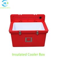 China SUNMORE ROTO OEM Custom 31L Rotomolded Insulated Cooler Box, Food Grade LLDPE Waterproof Thermal Storage Box For Catering Seafood Cold Chain Transport for sale