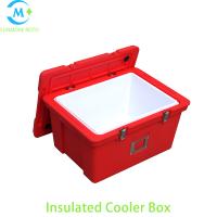 China SUNMORE ROTO OEM Custom 31L Rotomolded Insulated Cooler Box, Food Grade LLDPE Waterproof Thermal Storage Box For Catering Seafood Cold Chain Transport for sale