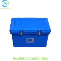 China Custom 31L Food Grade Insulated Cooler Box, One-Piece Seamless Rotomolded Waterproof Box For Central Kitchen Food Delivery for sale