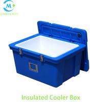 China Custom 31L Food Grade Insulated Cooler Box, One-Piece Seamless Rotomolded Waterproof Box For Central Kitchen Food Delivery for sale