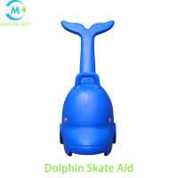 China SUNMORE ROTO OEM Custom Dolphin Shaped Skate Aid, One-Piece Rotomolded PE Ice Skating Trainer Helper For Kids Ice Rink for sale