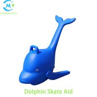 China SUNMORE ROTO OEM Custom Dolphin Shaped Skate Aid, One-Piece Rotomolded PE Ice Skating Trainer Helper For Kids Ice Rink for sale