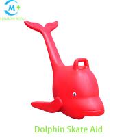 China SUNMORE ROTO OEM Custom Dolphin Shaped Skate Aid, One-Piece Rotomolded PE Ice Skating Trainer Helper For Kids Ice Rink for sale