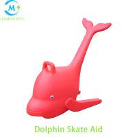 China SUNMORE ROTO OEM Custom Dolphin Shaped Skate Aid, One-Piece Rotomolded PE Ice Skating Trainer Helper For Kids Ice Rink for sale