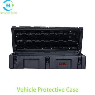 China SUNMORE ROTO OEM Custom Long Rotomolded Vehicle Protective Case, Shockproof Waterproof LLDPE Hard Storage Box For Off-Road Vehicle Gear Transport for sale