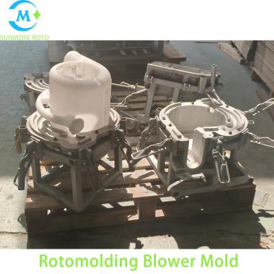 China SUNMORE ROTO OEM Custom Rotomolding Blower Mold, Cast Aluminum Rotational Mould For Plastic Air Blower Shell Production for sale