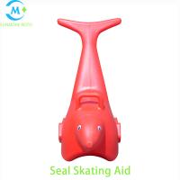 China OEM Cartoon Seal Rotomolded Skating Aid, Anti-Crack Cold Resistant PE Ice Skate Trainer For Indoor Ice Park for sale