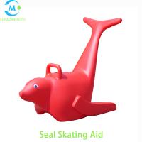 China OEM Cartoon Seal Rotomolded Skating Aid, Anti-Crack Cold Resistant PE Ice Skate Trainer For Indoor Ice Park for sale