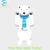 China SUNMORE ROTO OEM Large Polar Bear Rotomolded Skate Trainer, Integral Cold Resistant PE Kids Ice Skating Balance Aid For Commercial Ice Rink for sale