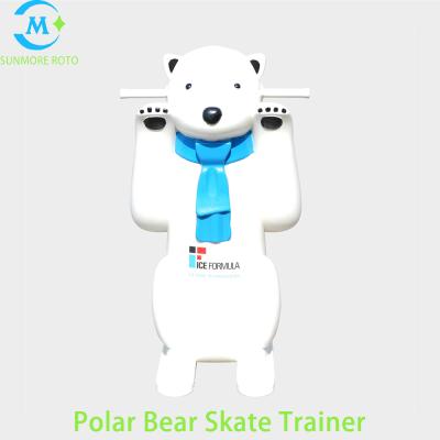 China SUNMORE ROTO OEM Large Polar Bear Rotomolded Skate Trainer, Integral Cold Resistant PE Kids Ice Skating Balance Aid For Commercial Ice Rink for sale