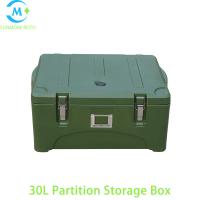 China SUNMORE ROTO 30L Non-Partition Rotomolded Insulated Storage Box, One-Piece Seamless LLDPE Catering Cold Transport Box, Waterproof Sealed Kitchen Food Protection Container for sale