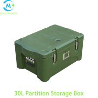 China SUNMORE ROTO 30L Non-Partition Rotomolded Insulated Storage Box, One-Piece Seamless LLDPE Catering Cold Transport Box, Waterproof Sealed Kitchen Food Protection Container for sale