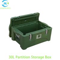 China SUNMORE ROTO 30L Non-Partition Rotomolded Insulated Storage Box, One-Piece Seamless LLDPE Catering Cold Transport Box, Waterproof Sealed Kitchen Food Protection Container for sale
