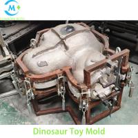 China SUNMORE ROTO OEM Custom Dinosaur Toy Rotomold, Split Aluminum Rotational Mould For Plastic Kids Play Toy Production for sale