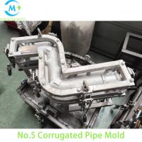 China SUNMORE ROTO OEM No.5 Corrugated Vessel Rotomold, Split Cast Aluminum Rotational Mould For Hollow Corrugated Plastic Container for sale
