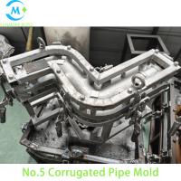 China SUNMORE ROTO OEM No.5 Corrugated Vessel Rotomold, Split Cast Aluminum Rotational Mould For Hollow Corrugated Plastic Container for sale