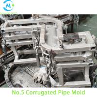 China SUNMORE ROTO OEM No.5 Corrugated Vessel Rotomold, Split Cast Aluminum Rotational Mould For Hollow Corrugated Plastic Container for sale