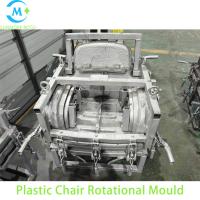 China SUNMORE ROTO OEM Plastic Chair Rotomold, Split Cast Aluminum Rotational Mould For Hollow Leisure Plastic Seat for sale